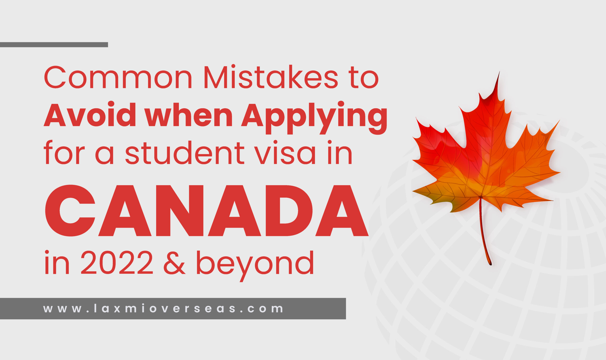 Common mistakes to avoid when applying for your student visa in Canada ...